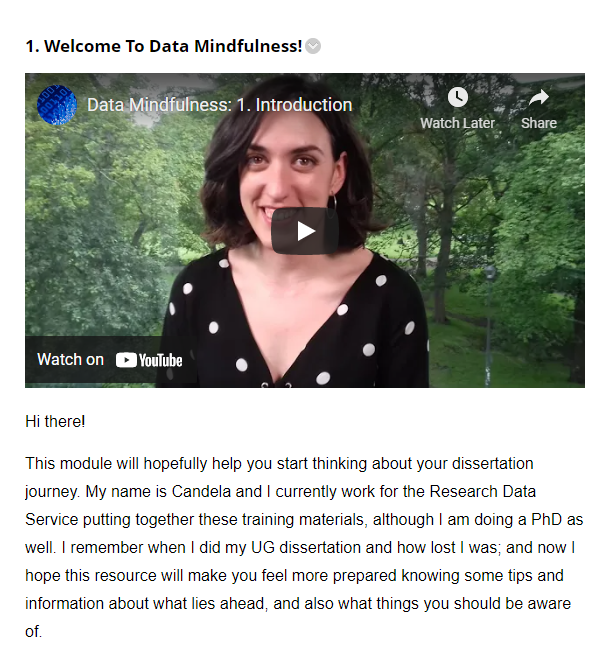 Data Mindfulness – learning the basics of good research data management | Edinburgh Research ...