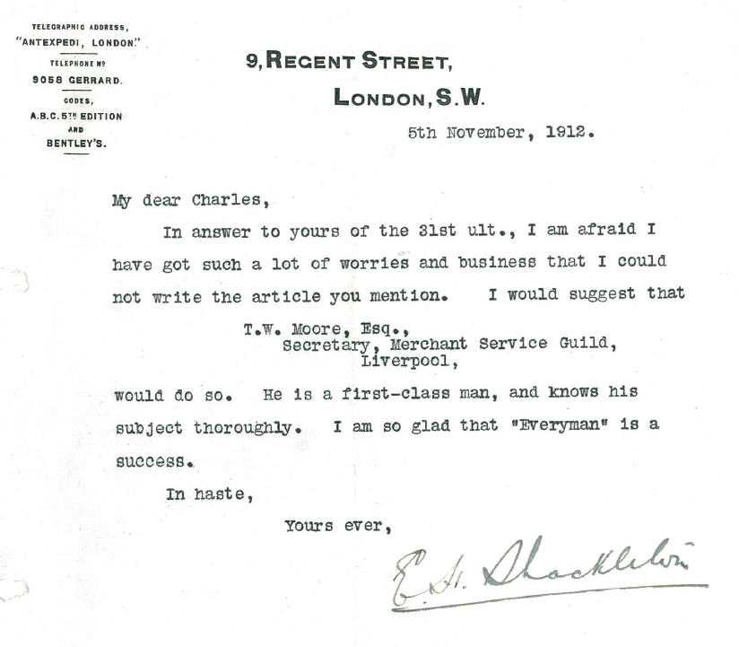 Exploring the explorer – Traces of Ernest Shackleton in our collections ...