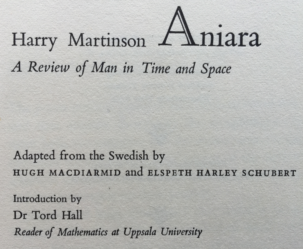 ‘ANIARA: en revy om människan i tid och rum’ – 60 years since its ...