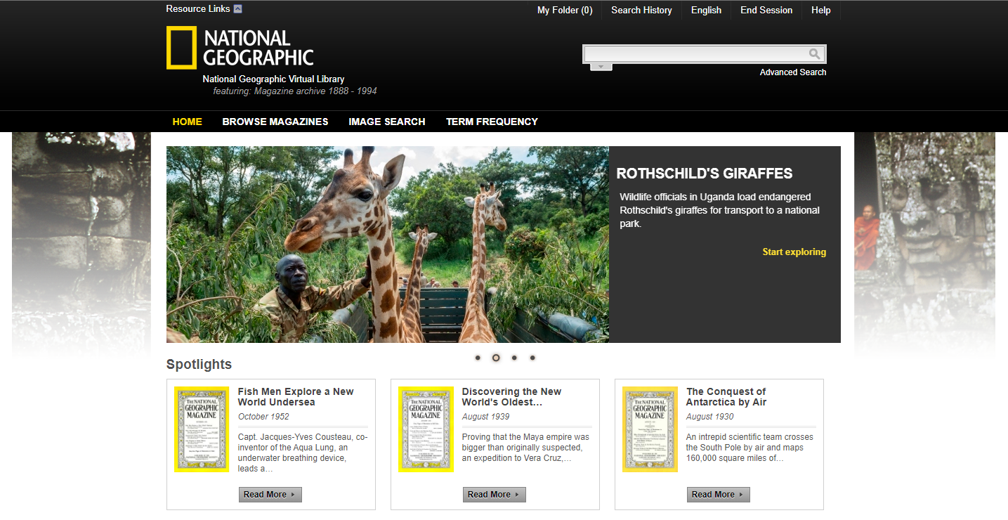 On trial: National Geographic Magazine Archive | HCA Librarian