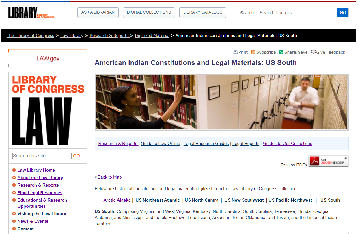 Library of Congress Law Library | Law Librarian
