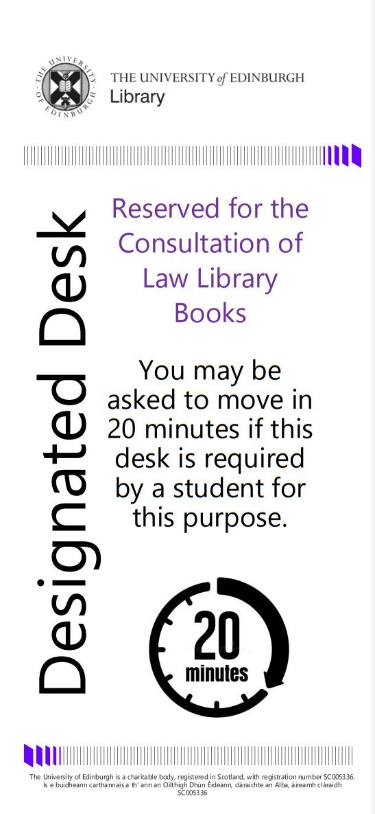 Study Spaces in the Law Library | Law Librarian