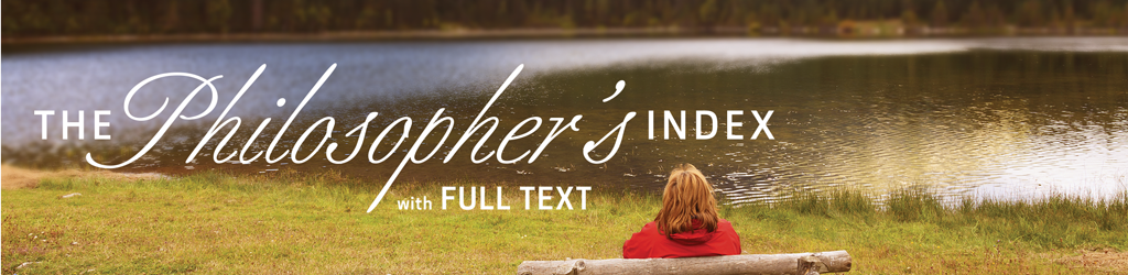 Philosopher’s Index with Full-Text | PPLS Librarian