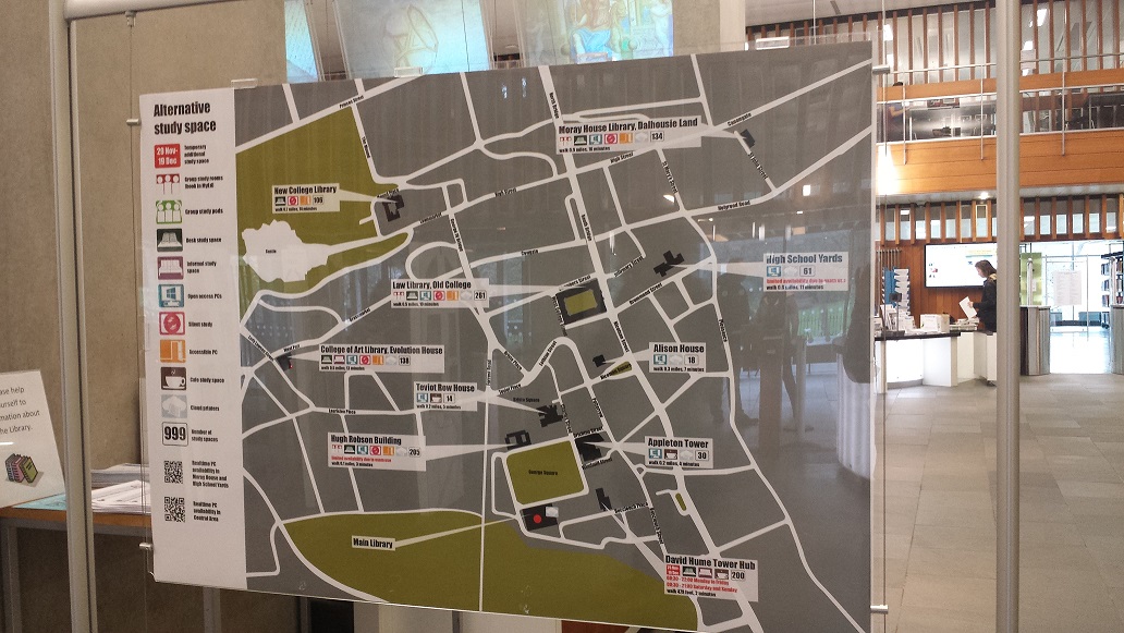 Study space during exams | Library & University Collections